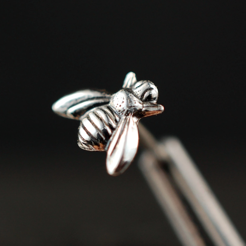 Bee Insect Nose Stud | Sterling Silver Bee Nose Stud | Nose Jewelry ...